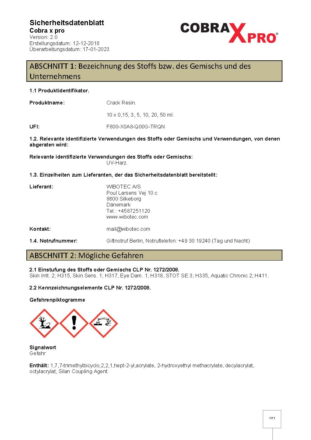 Sicherheit - CobraXpro